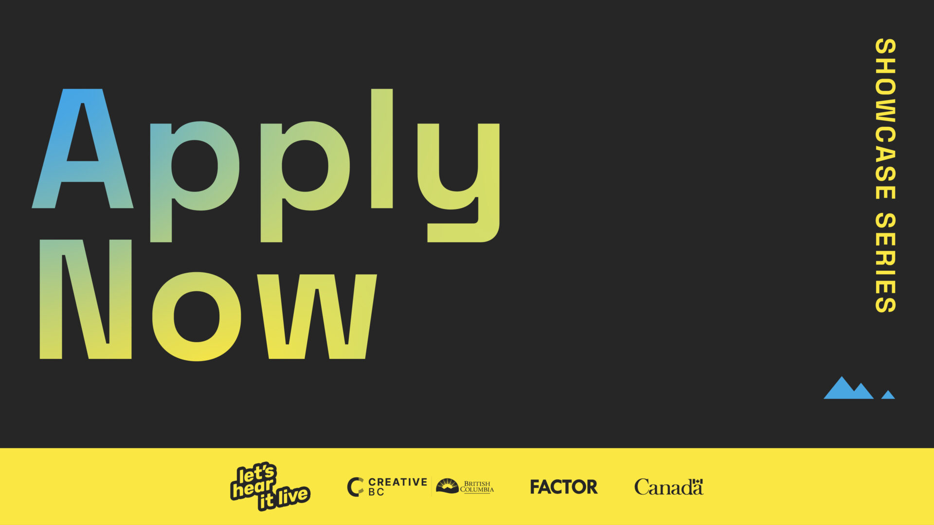 Applications now open for Let's Hear It! Live: apply by January 20 ...